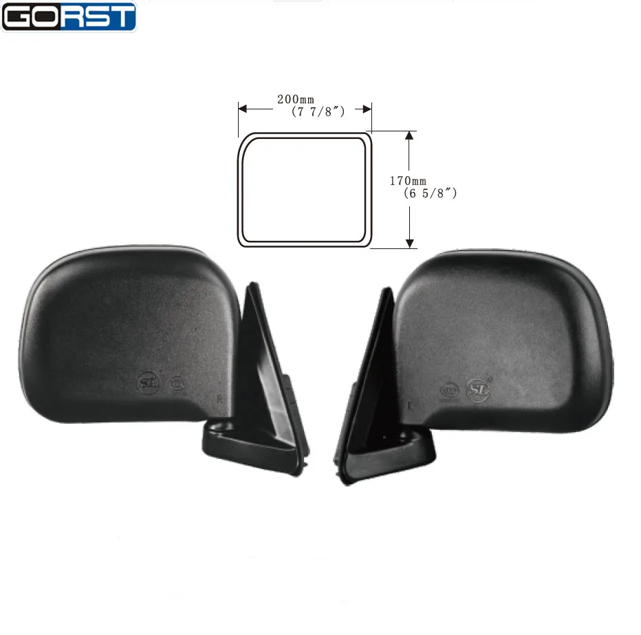 Car/automobile Accessories Car-styling Reflector Rearview Mirror Side ...