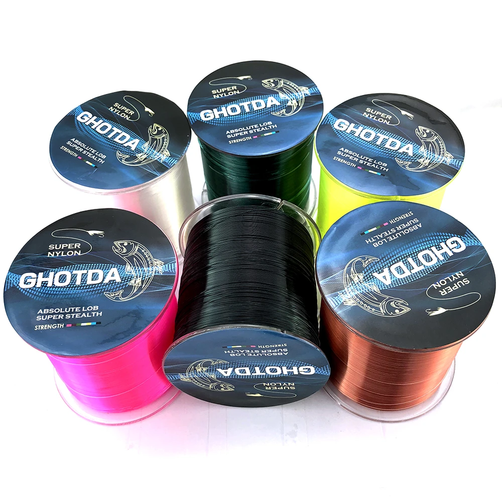 GHOTDA 1000M Japan Nylon Fishing Line Monofilament Carp Fishing Fly Ice ...