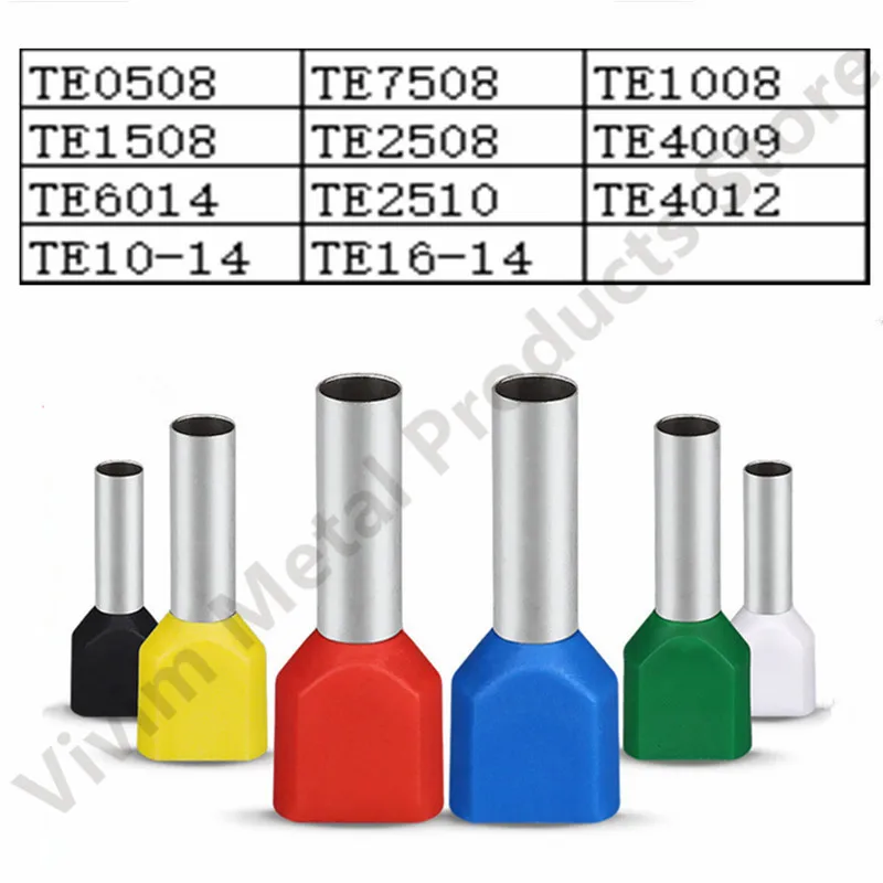 100PCSTE0508-TE1008-TE1508-TE2508-TE6014Double-Pipe-0-5-6-0-Cold ...