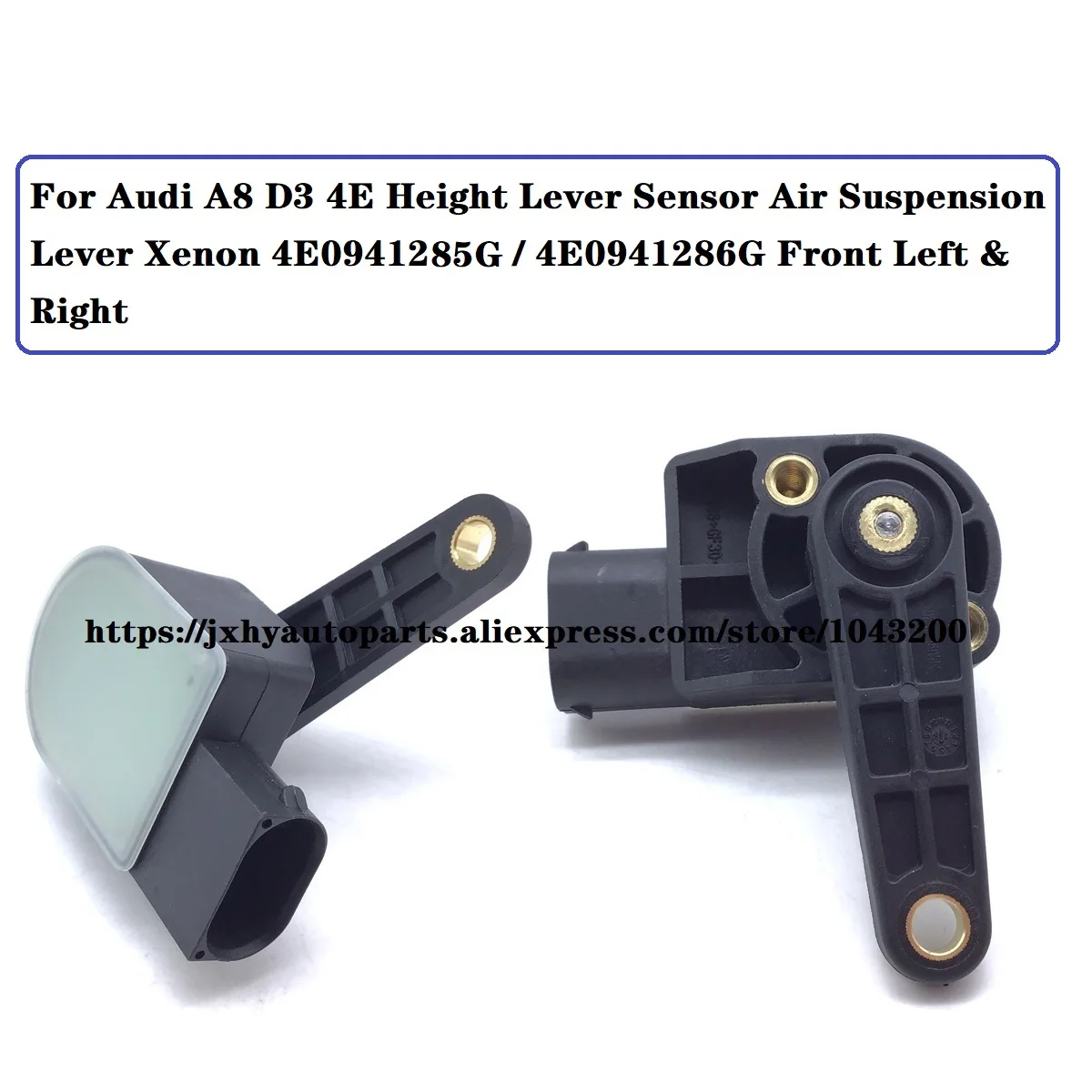 4E0941285G New Front Left & Right Air Suspension Level Sensor For Audi ...