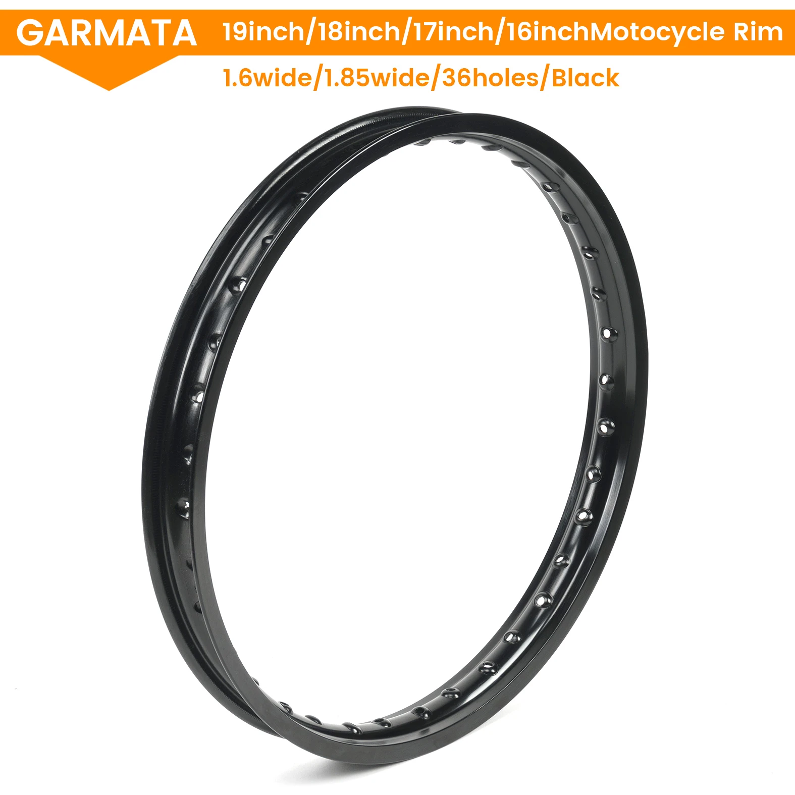 Garmata Motorcycle Rim 16 17 18 19 Inches 1.6 1.85 Width 36 Holes ...