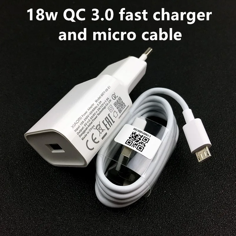 Xiaomi быстрое зарядное устройство QC 3,0 Быстрая Зарядка адаптер для ...