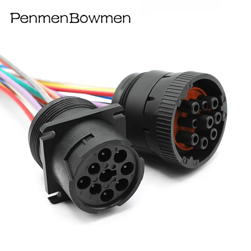 9 Pin Deutsch Auto Waterproof Electronic Connector Wiring Harness ...