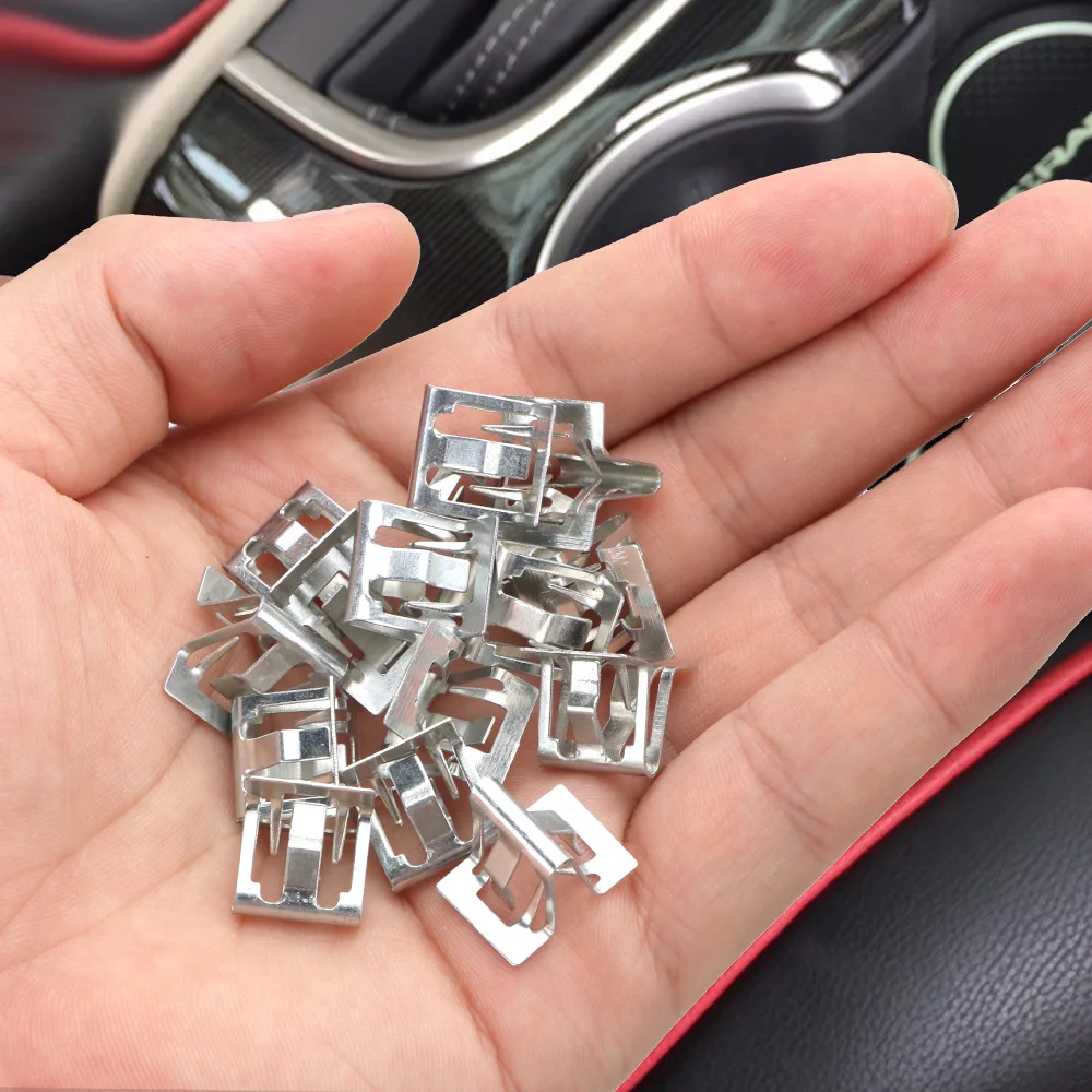 15Pcs Universal Car Fasteners Car Dashboards DVD Interior Trim Plate ...