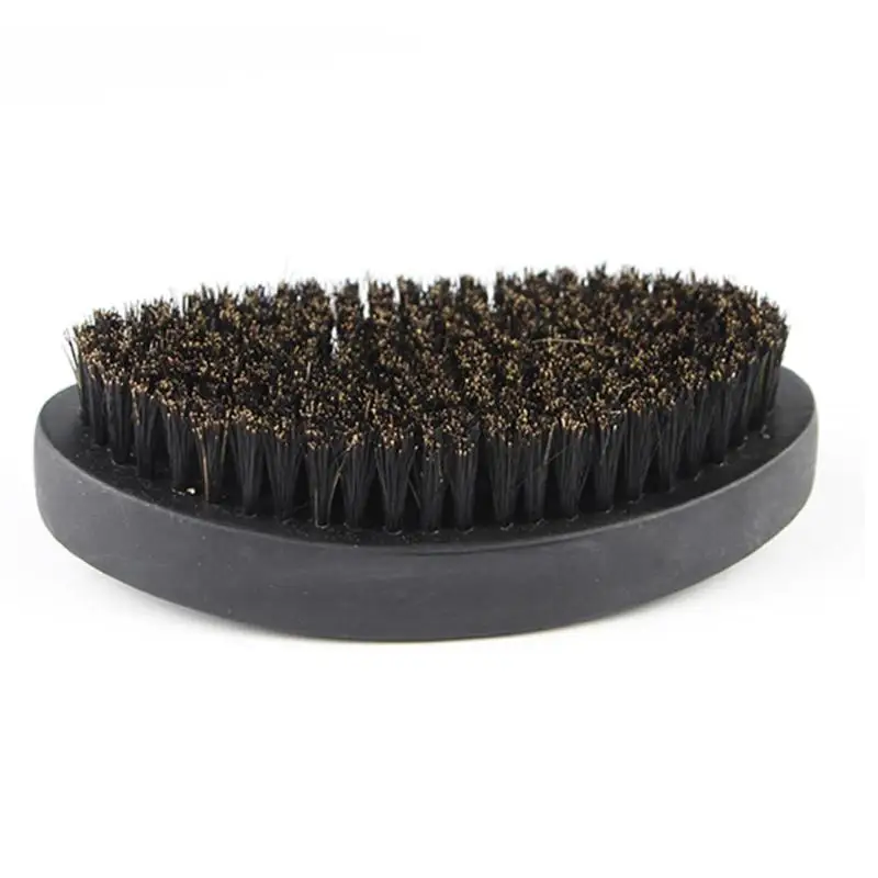 Овальная портативная щетина кабана, щетка для бороды, Мужская чистка ...