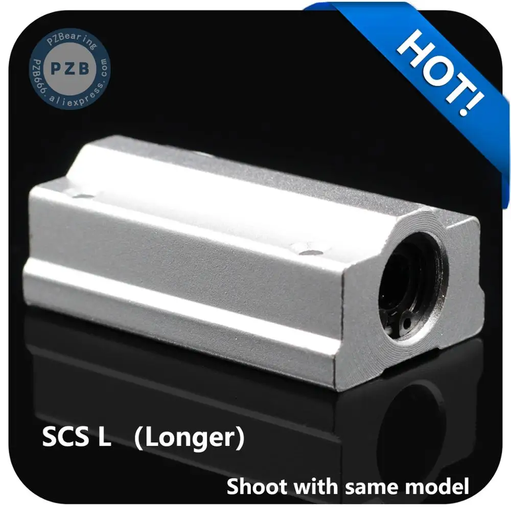 1pcs Scs25luu Linear Bearing 25mm Block Cnc Router Bush Pillow Block ...