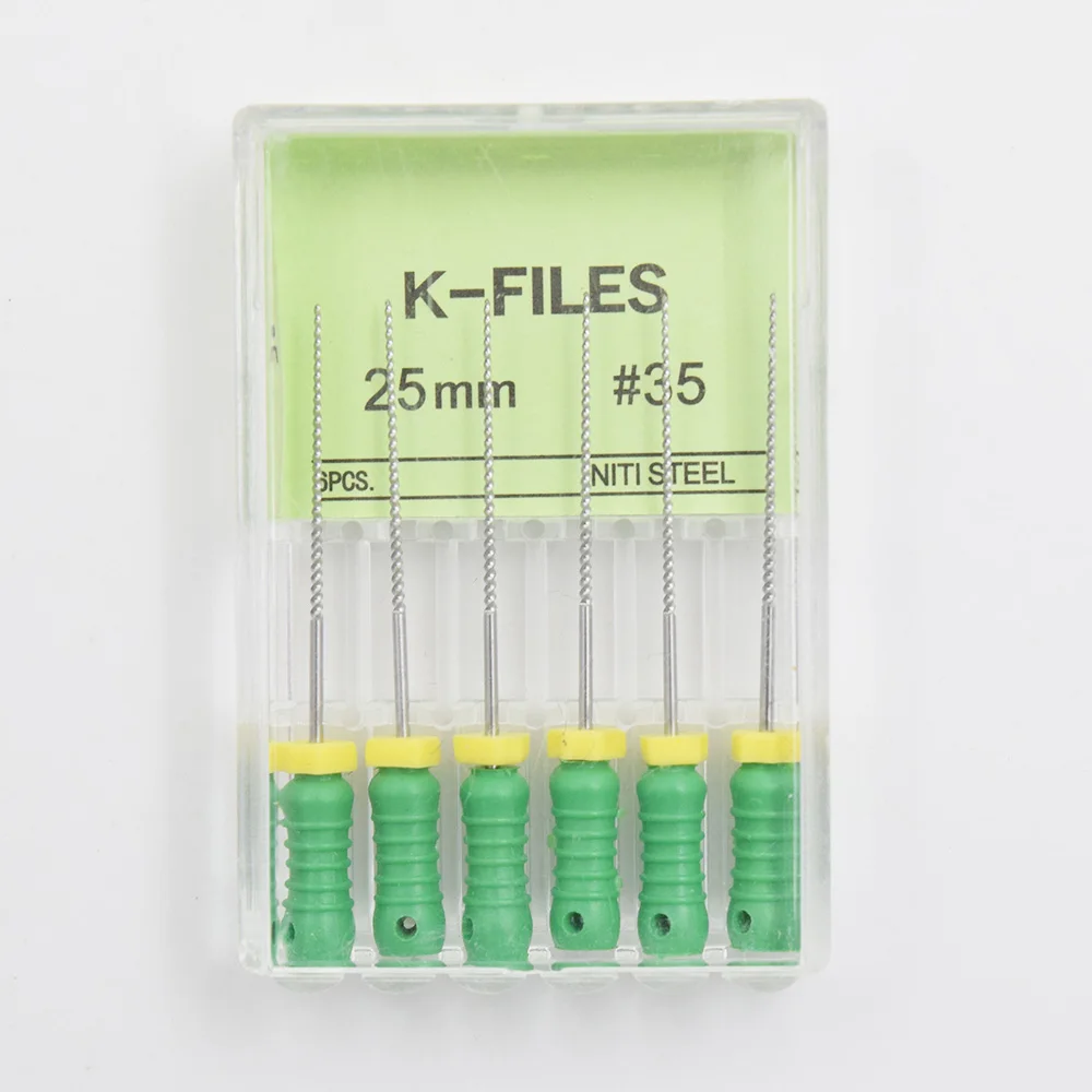 10 boxes dental NITI K files root canal endo files dental hand files ...