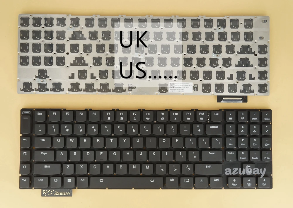 Inggris-Kami-Keyboard-untuk-Lenovo-Ideapad-Y900-Y900-17ISK-Y910-17ISK ...
