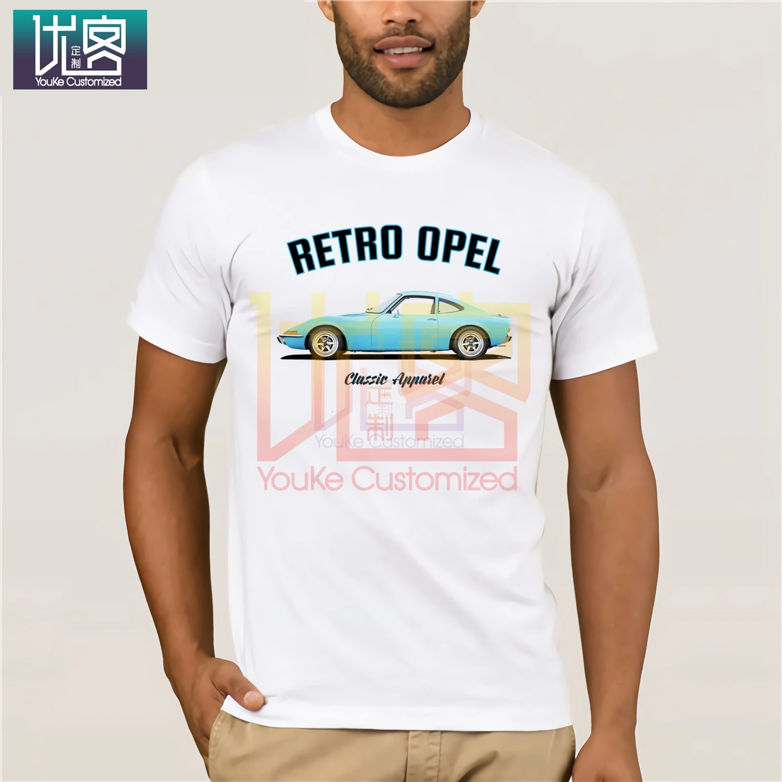 Cotton T Shirt German Classic Car Fansl Gt T Shirt Retro Opel Classic ...