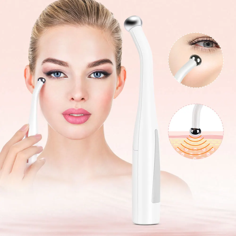 2 in 1 Vibrating Eye Massage Electric Anti Aging Device Microcurrent ...