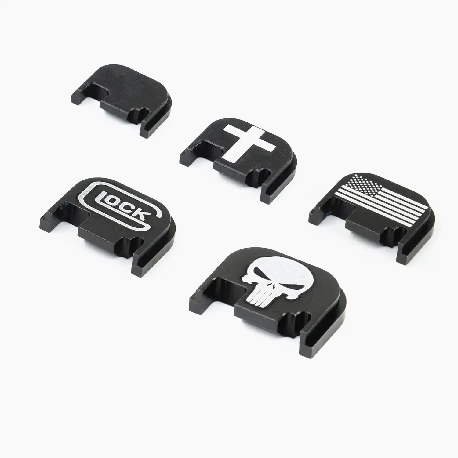 Glock 43 Aluminum Alloy Back Cover Plate Suitable For Gen 1-5 43x 48 ...