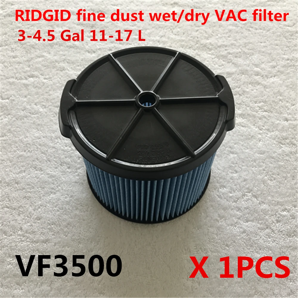 1pcs Filter for Ridgid VF3500 Vacuum Cleaner 3 Layer Pleated Paper ...