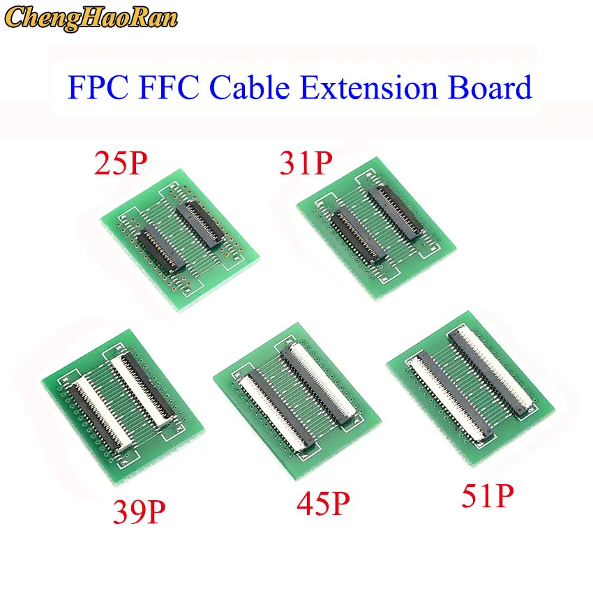 ChengHaoRan FPC FFC 플렉시블 플랫 케이블 연장 보드 1 개, 0.3mm 피치 25 31 39 45 51 핀 커넥터 0.3mm|커넥터| - AliExpress