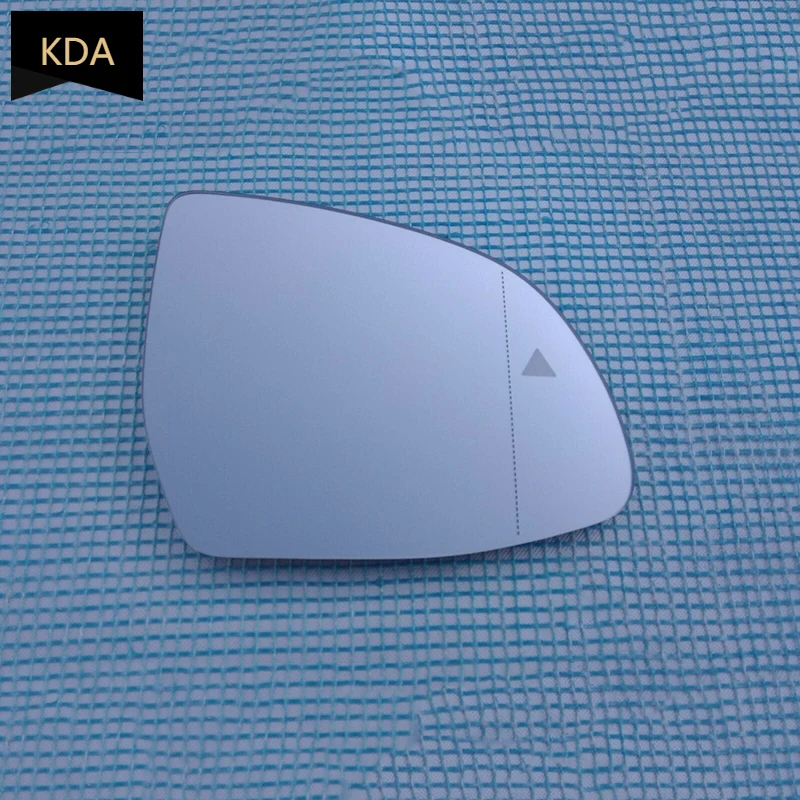 Wide Angle Replacement Heated Blind Spot Warning Wing Rear Mirror Glass ...