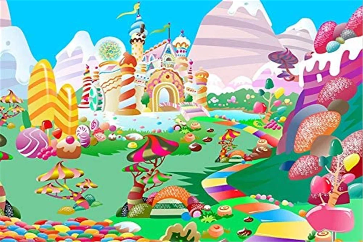 Candyland Castle Background