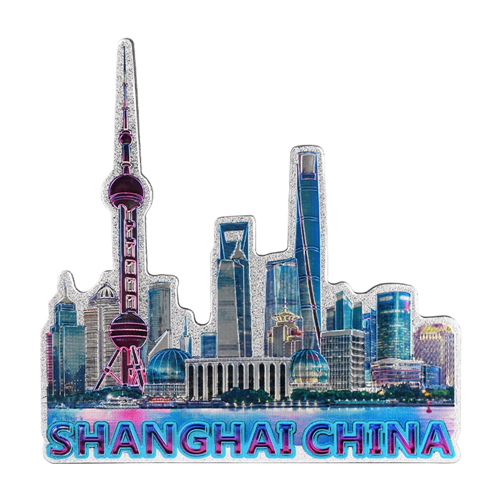 Shanghai Fridge Magnet Souvenir City Decor Shanghai Architecture ...