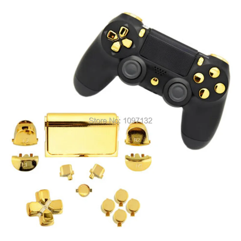 20 juegos de botones del controlador Chrome PS4 para Sony PlayStation 4 ...