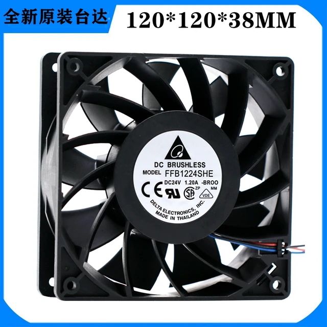 Original 24V 1.50A FFB1224EHE 12cm 12038 Ant S9i Gale Volume Violent ...