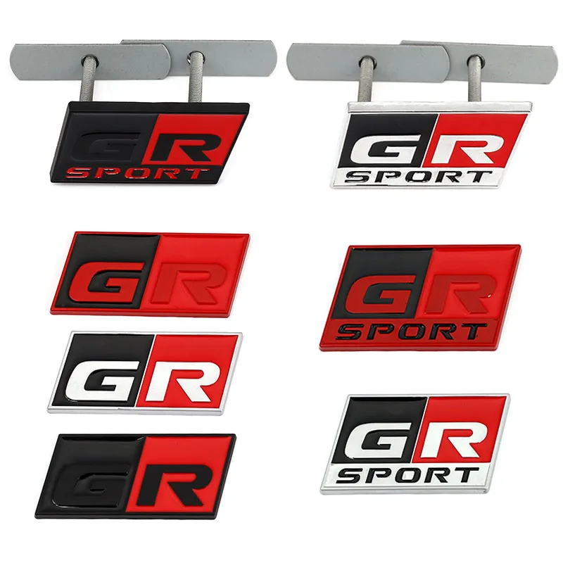 Car Sticker Gr Sport Logo Decal Front Hood Grille For Toyota Hv Yaris ...