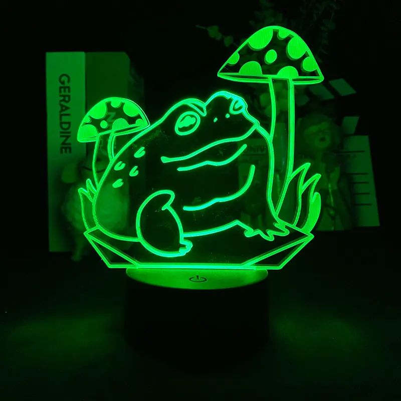 Cute-Frog-Cartoon-LED-Nightlight-for-Children-Colorful-Changing-LED ...