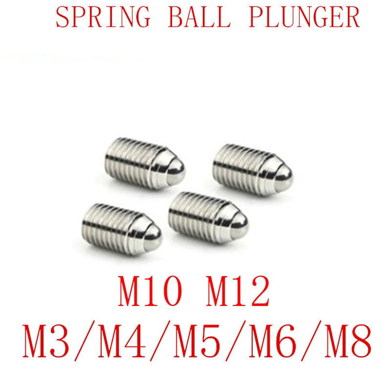 1-10pcs Metric Thread M3 M4 M5 M6 M8 M10 M12 M16 Stainless Steel Spring ...