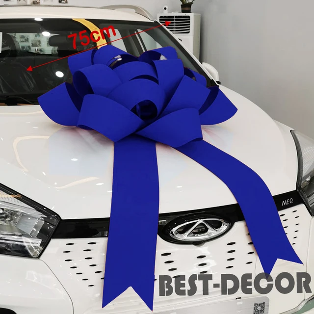 Wedding Car Decoration Red Bow Birthday Car Graduation Car DIY Decor ...