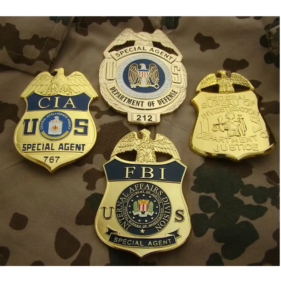 United States CIA Special Agent Badges Leather Case Holder ID Card ...
