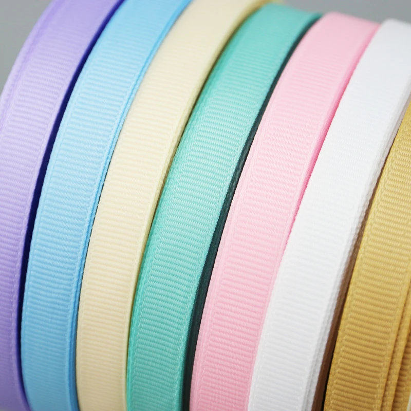 (25 Yards/roll) 10mm Grosgrain Ribbon Wholesale Gift Wrap Decoration ...