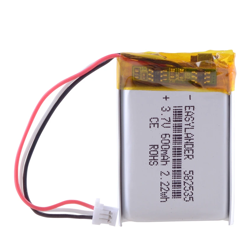 Ce Rohs 582535 Sp5 3.7v 600mah Rechargeable Li Lithium Polymer Battery ...