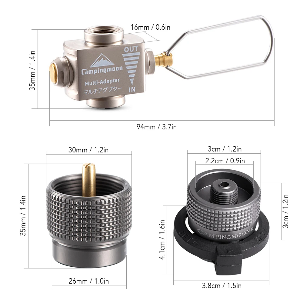 Outdoor Gas Saver Plus with Butane Adapter Portable Gas Adapter Gas ...