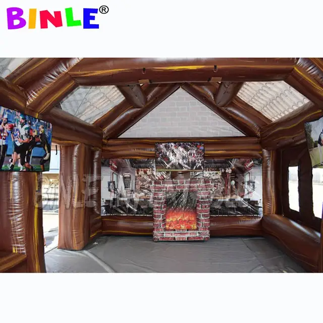 Special Aussie 8x6x5mH giant inflatable pub inflatable Tiki hut bar ...