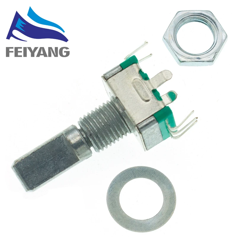 10pcs Rotary Encoder,code Switch/ec11/ Audio Digital Potentiometer,with ...