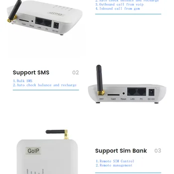 DBL GOIP GSM 게이트웨이, IMEI 변경, SIM 카드 1 개, SIP 및 H.323, VPN PPTP 1 칩, SMS ...