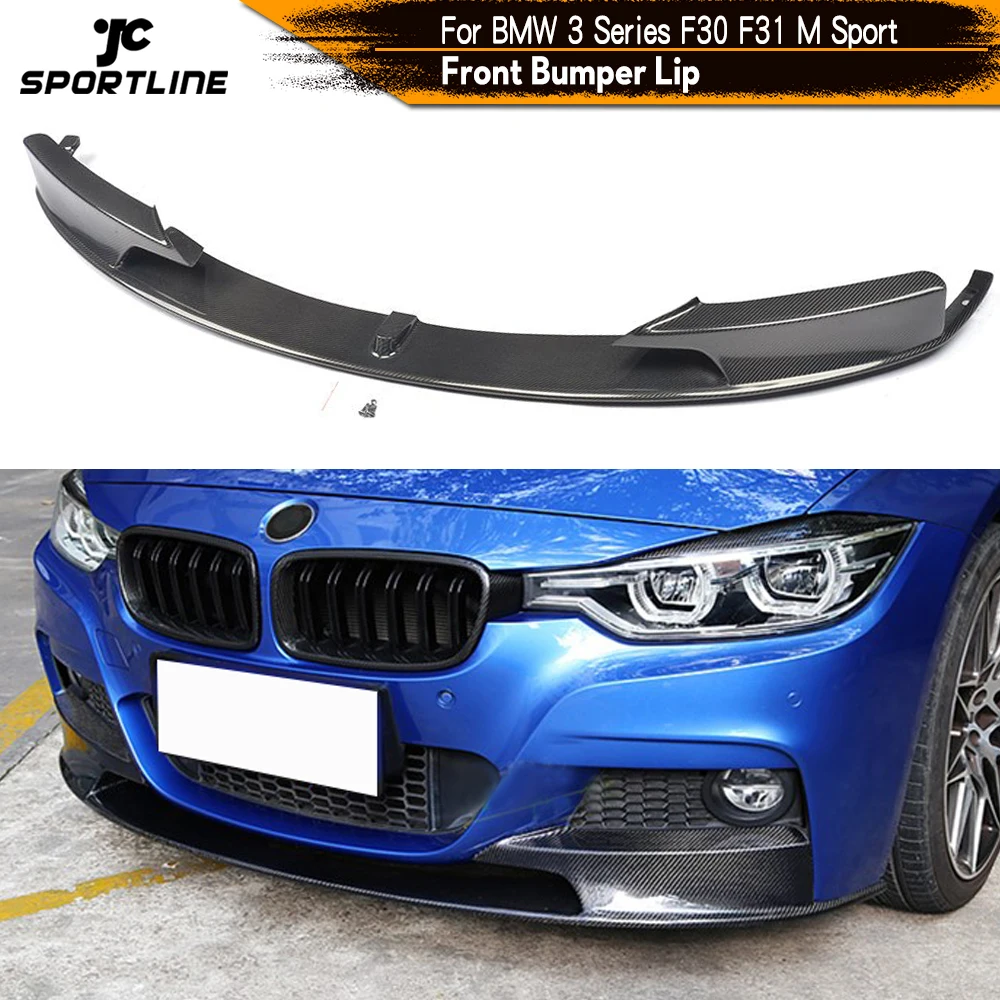 For-BMW-3-Series-F30-F31-M-Sport-2013-2017-Car-Front-Bumper-Lip-Spoiler ...