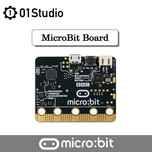 01Studio MicroBit Development Micro:bit Board BBC Expanding Board Used for Teaching DIY ...