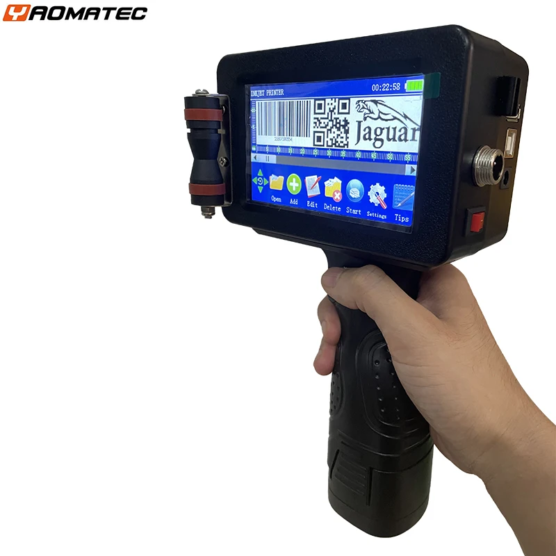 22 languages 12 7mm variable QR Bar batch code date number logo expiry