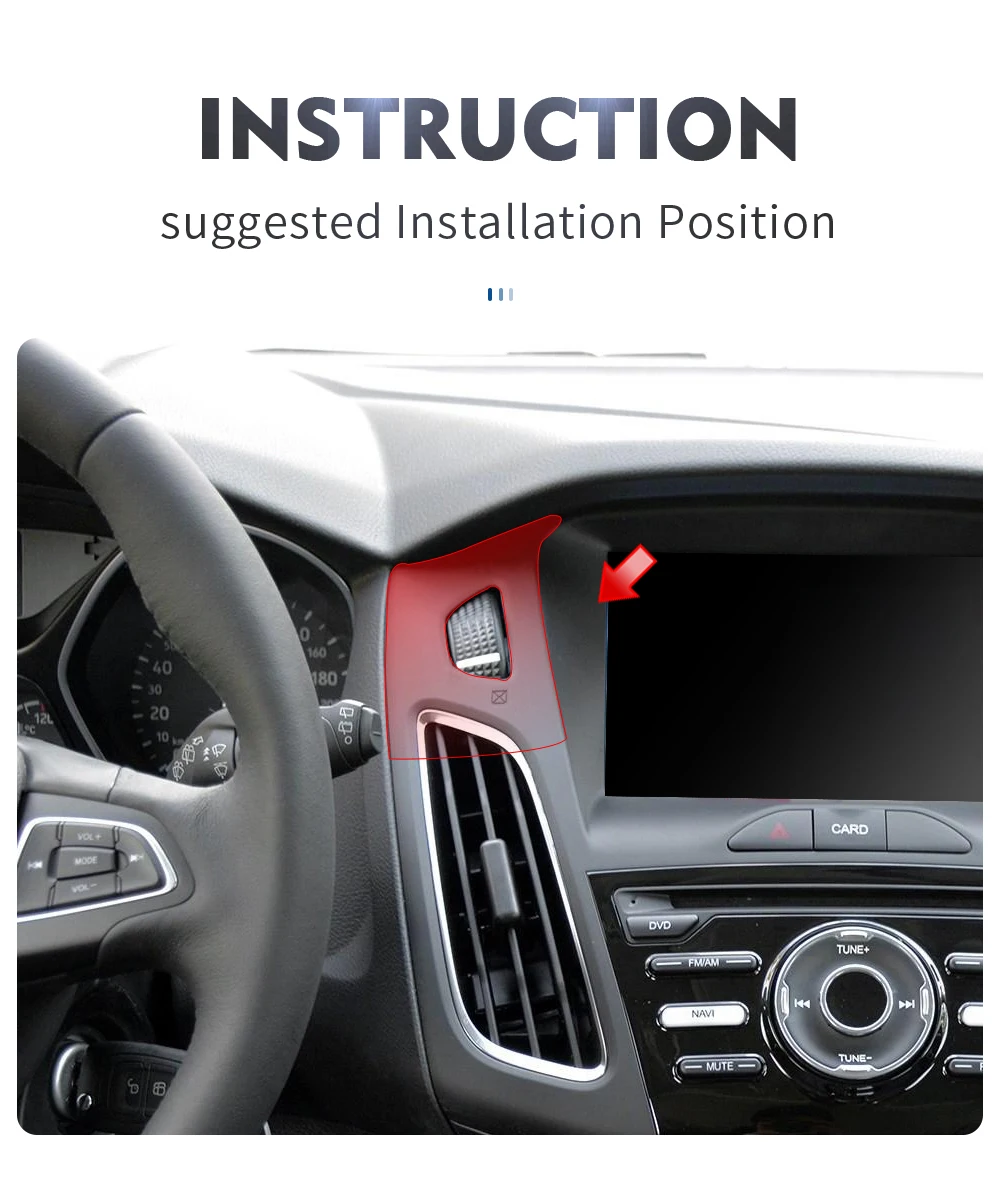 Carbon Fiber Look For Ford Focus MK3 3.5 2015-2018 2019-2021 Car ...