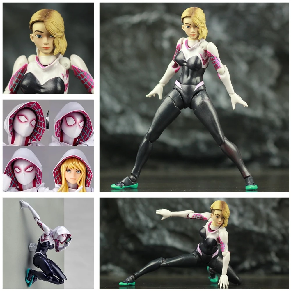 Marvel Spider Man Gwen 6" Action Figure Into the Spider Verse Legends ...