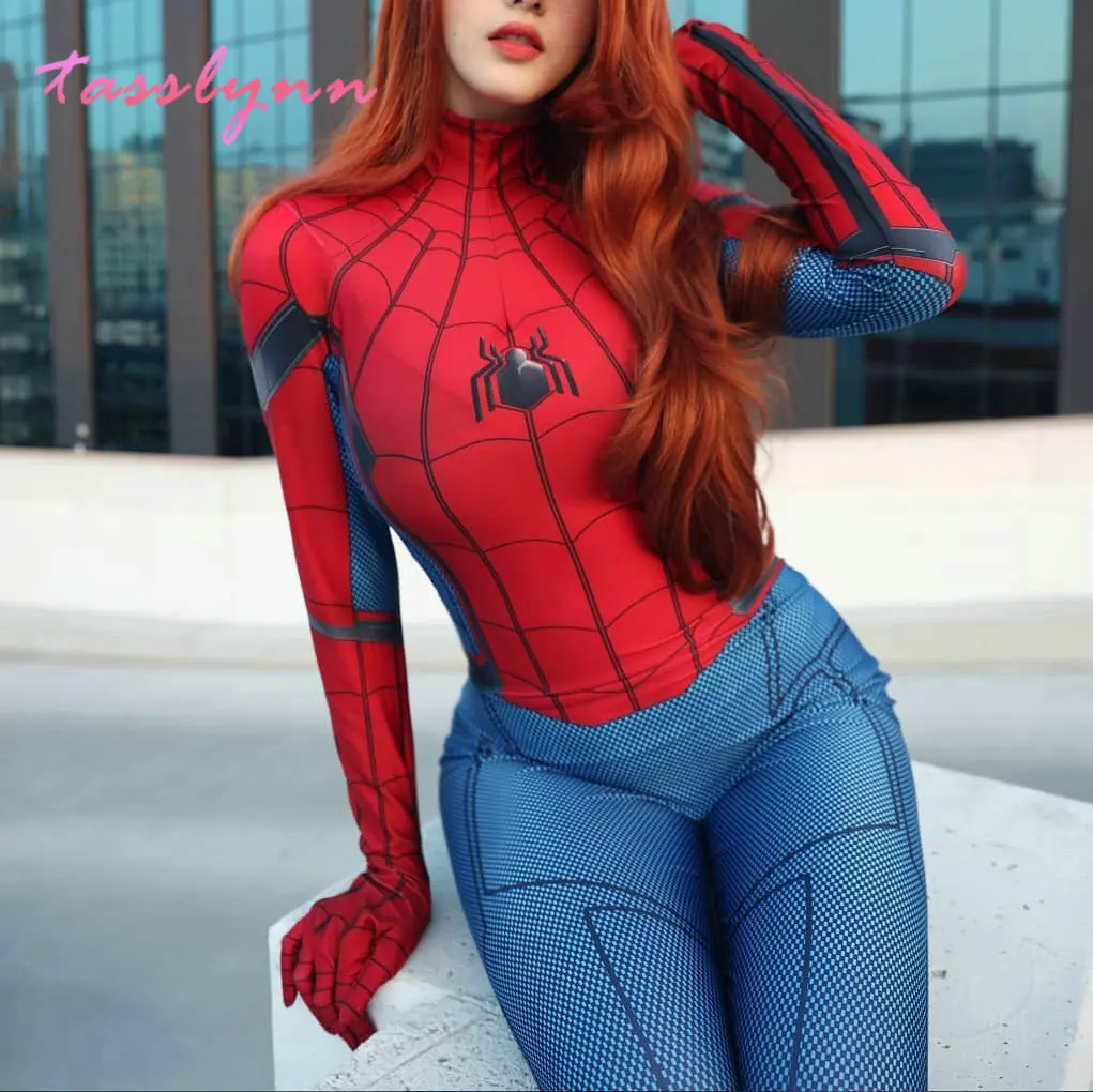 Hero Movie Costumes Spider Girl Cosplay Homecoming Spider Halloween ...
