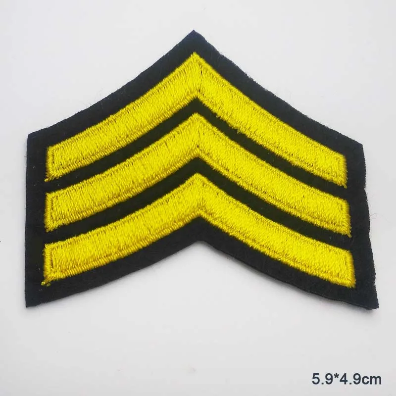 Iron On Patch Clothes Rank Shield Military Patch For Clothing Boys ...