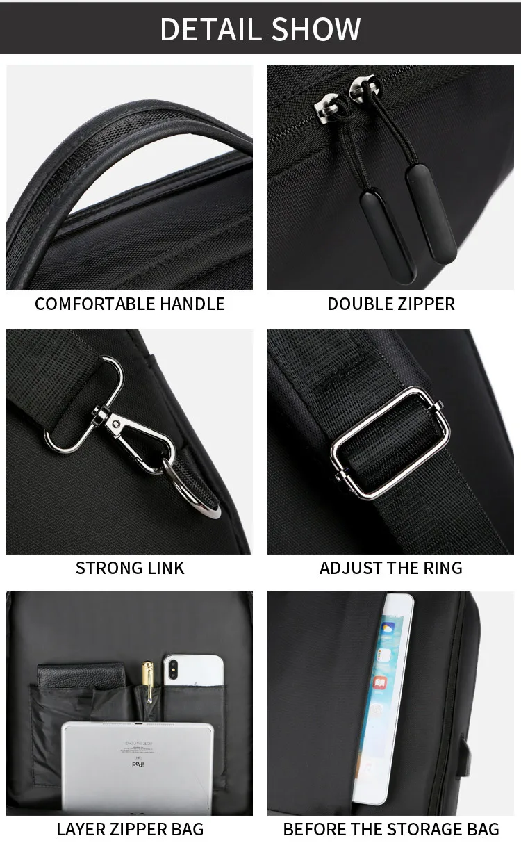 FOSIZZO Backpack Classic Business Backpacks 16L Capacity Students ...