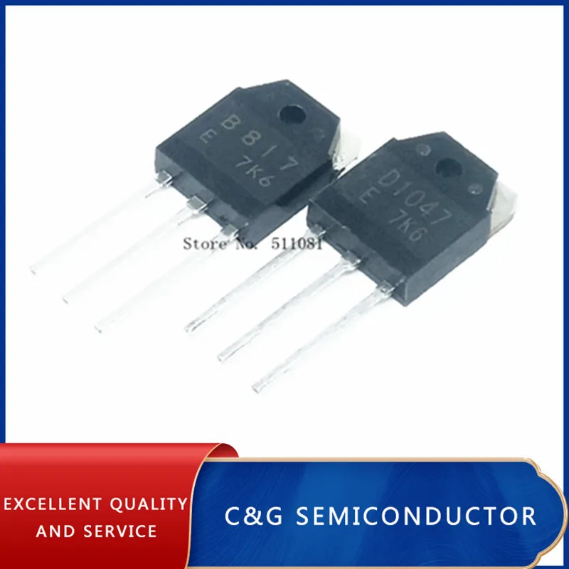 5 pares 2sd1047 2sb817 (d1047 b817) transistor de potência|power ...
