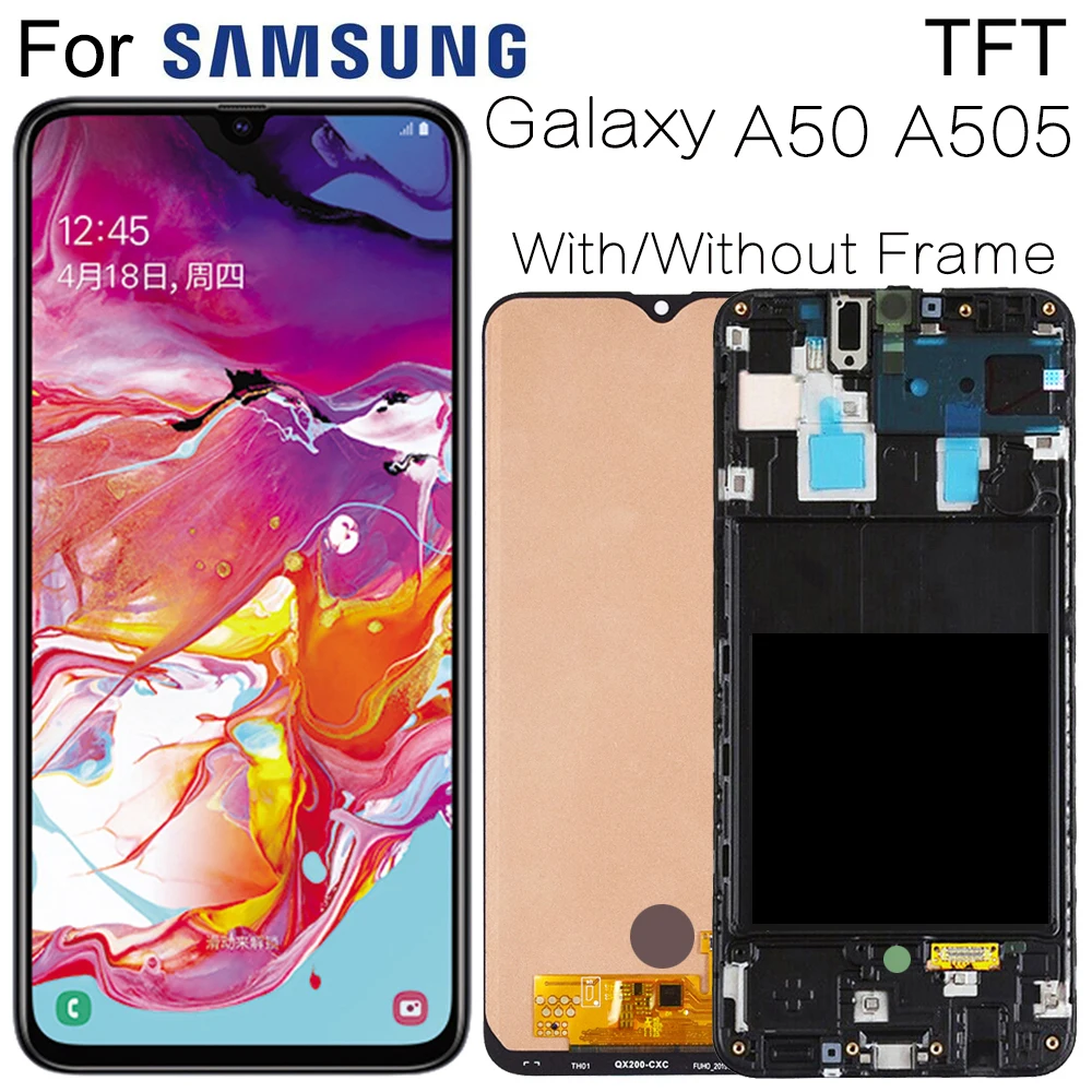 Ensemble-cran-tactile-LCD-pour-Samsung-Galaxy-A50-SM-A505FN-DS-A505F-DS ...
