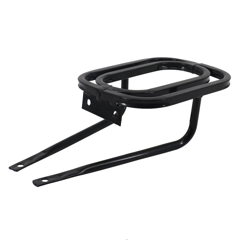 Black-Motorcycle-Rear-Solo-Seat-Luggage-Rack-Support-Shelf-For-Harley ...