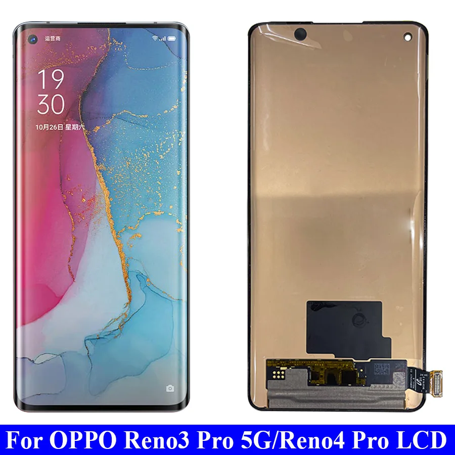100-Tested-Amoled-For-Oppo-Reno3-Pro-Reno-3-Pro-5G-LCD-Display-Screen ...