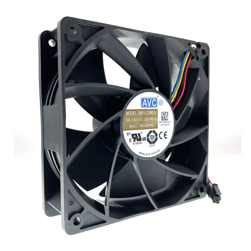 New Miner Mining Cooling Fan 7000rpm High Speed 120mm 12cm 12038 1238 ...