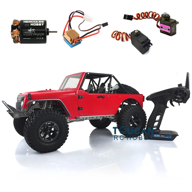 ARTR RC Capo JKMAX Metal Chassis Crawler Car KIT-E Assembly Model Motor ...