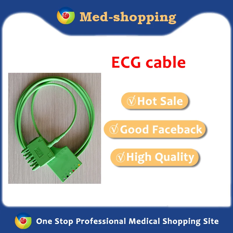 Original-Draeger-2m-Single-Pin-Connector-Medical-ECG-Extension-Cable ...
