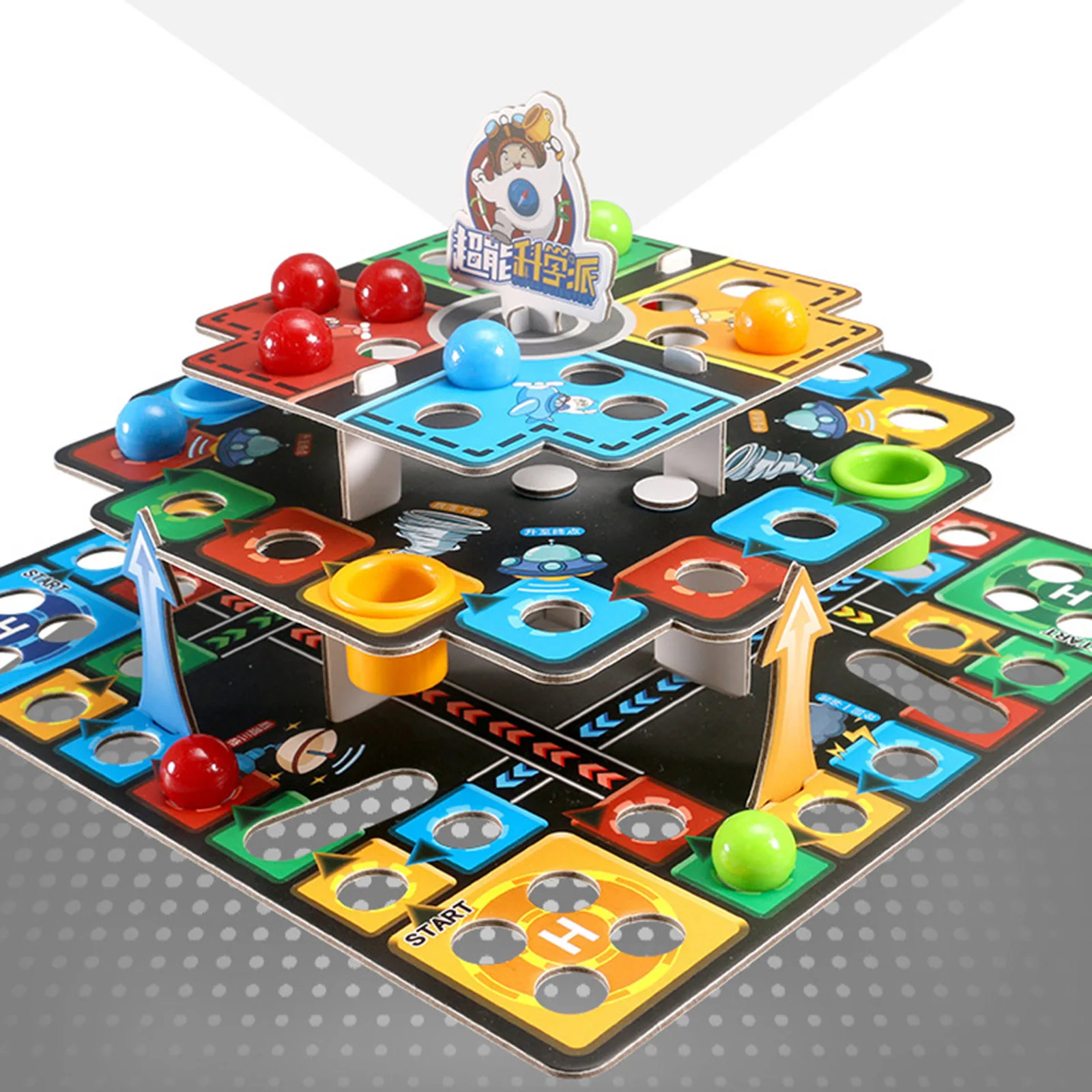 3D Kids Flight Chess Board Game Flying Chess Classic Game Flight Game ...