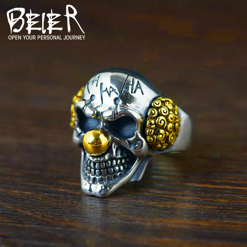 Ring Stainless Steel Clown | Ring Steel Man Face | Face Design Ring ...
